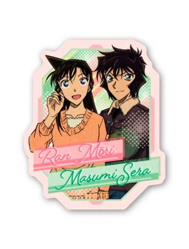 DETECTIVE CONAN - Travel Sticker - Ran & Sera - Coyote Mag Store